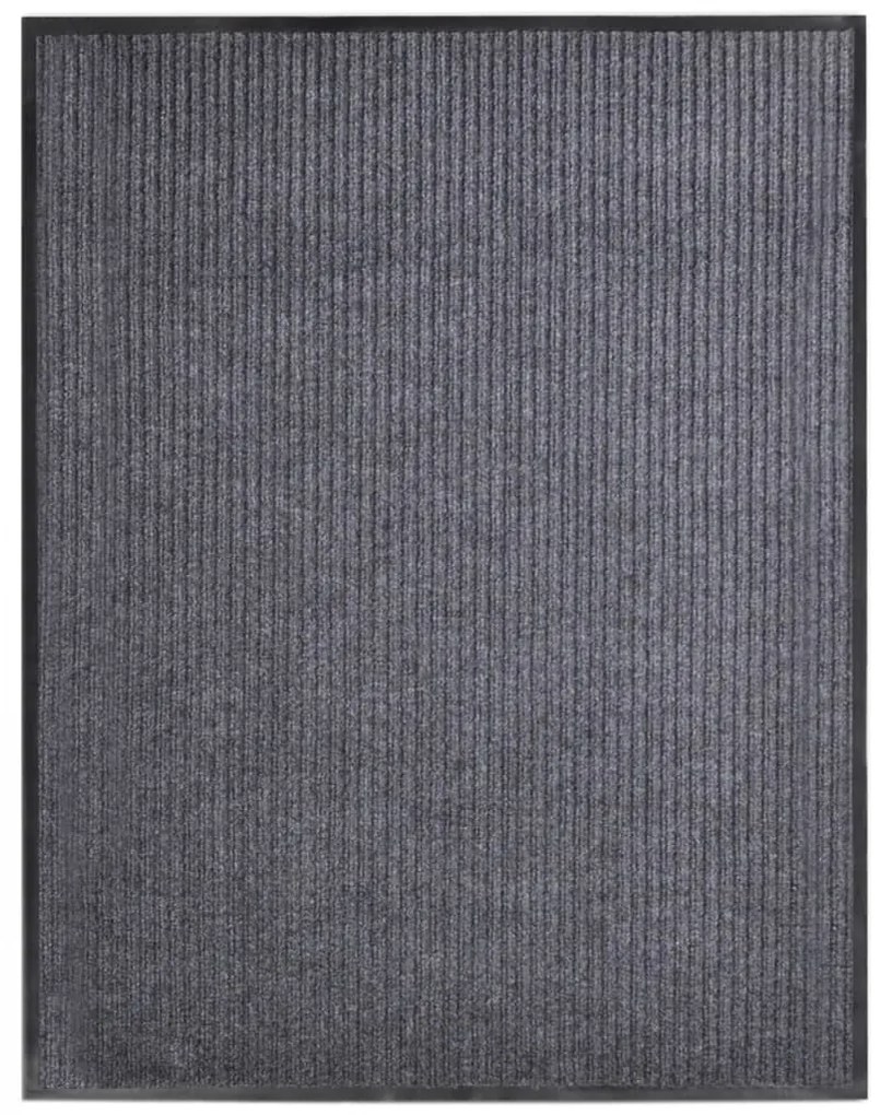 Rohožka šedá 117x220 cm PVC 287667