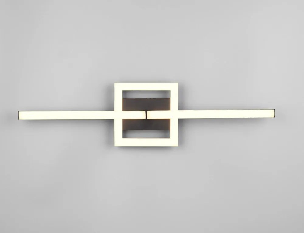 Černé LED stropní svítidlo 16x54 cm Viale – Reality