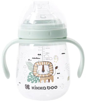 KikkaBoo Hrnek se silikonovým pítkem 240 ml 6 m+ Savanna Pink