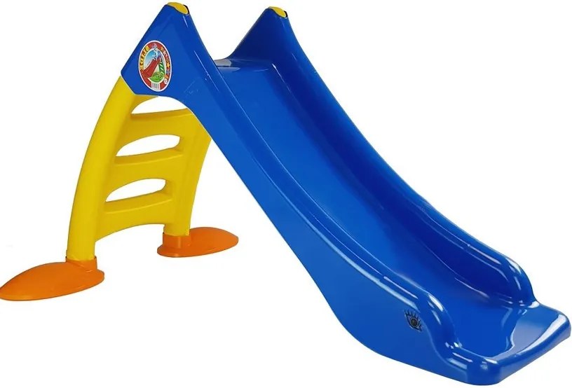 Dorex Zahradní skluzavka pro děti s 3stupňovým žebříkem, modrá, 130 cm, 424