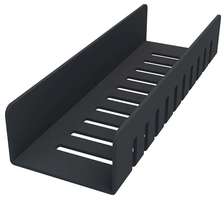 Nimco - Polička, délka 30 cm, matná černá 2091-L-30-90