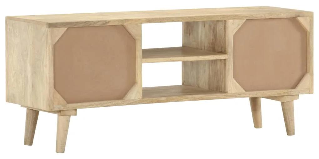 vidaXL TV stolek 110 x 30 x 45 cm masivní mangovníkové dřevo
