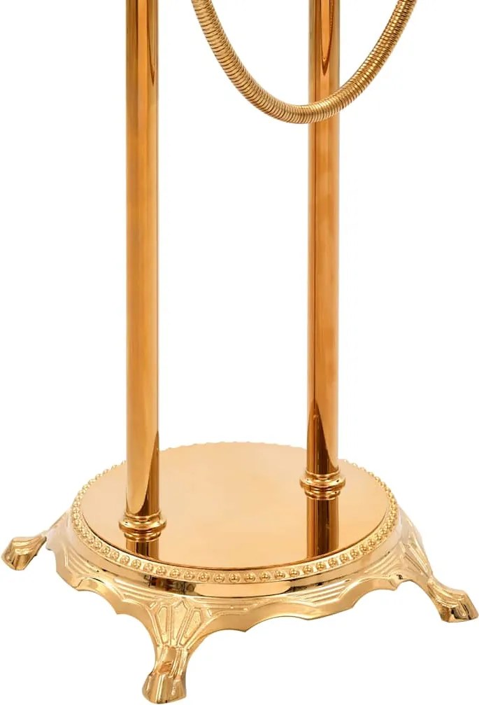 Volně stojící vanová baterie nerezová ocel 99,5 cm zlatá 145095