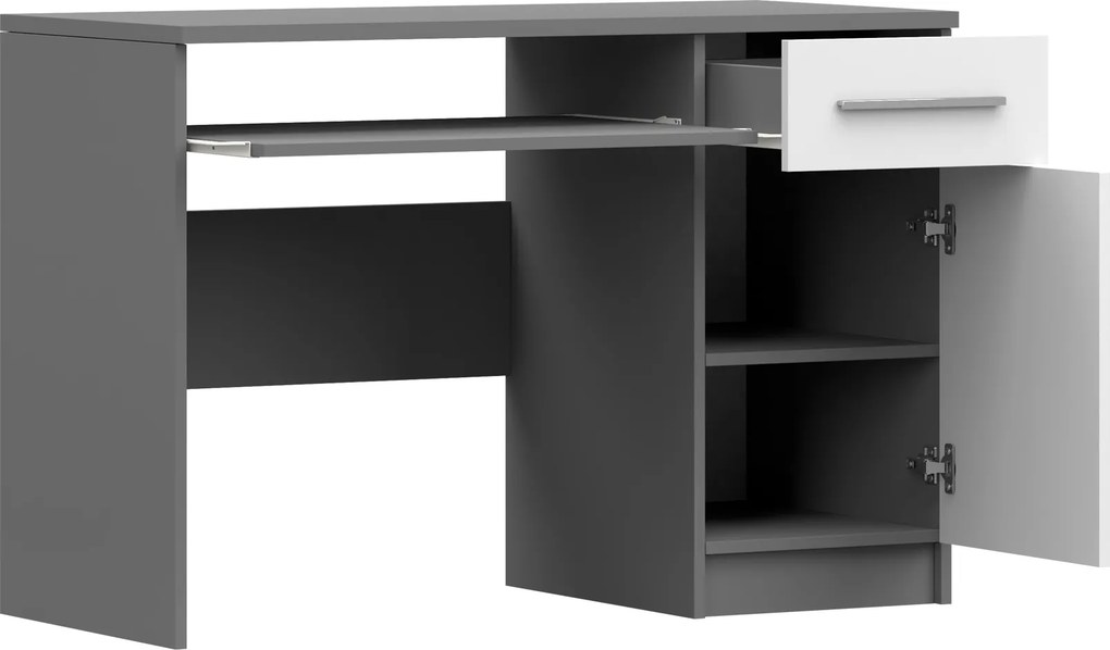 IDZ Psací stůl OMEGA II 08, 110 cm Bílá/Grafit