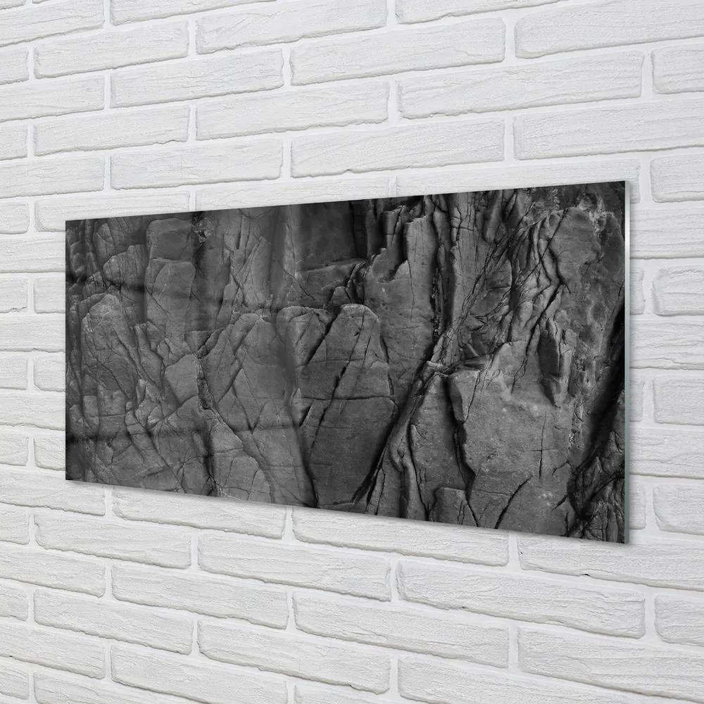 akrylový obraz Kámen struktura abstrakce 100x50 cm