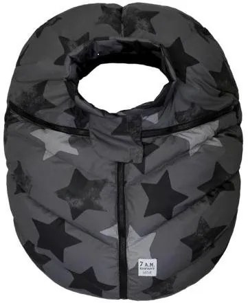 Fusak do kočárku 7am enfant car seat cocoon print stella