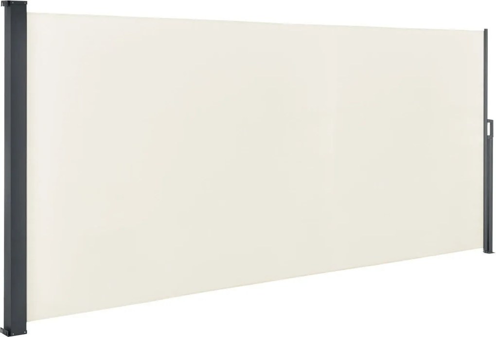 Juskys Výsuvná boční markýza Dubai Barva: béžová, Velikost: 500 × 180 cm