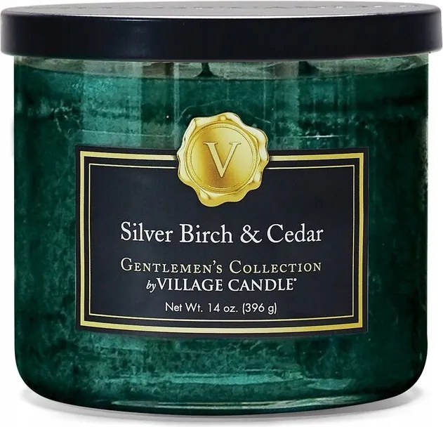 Tumbler Silver Birch & Cedar Gentlemen's Collection Village Candle