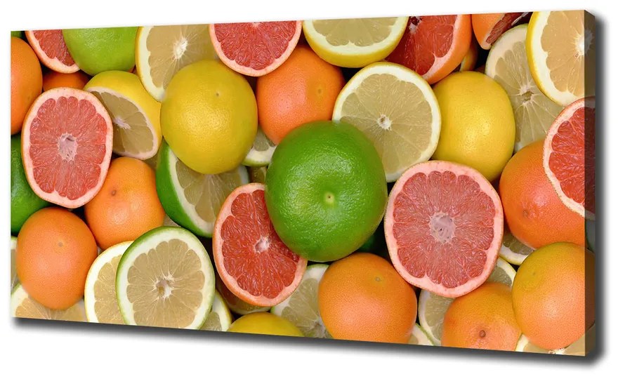 Wallmuralia Foto obraz na plátně Citrusové ovoce 140x70 cm