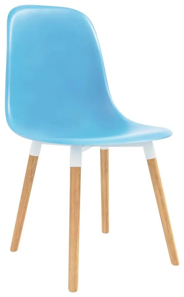 Petromila Jídelní židle 2 ks modré plast