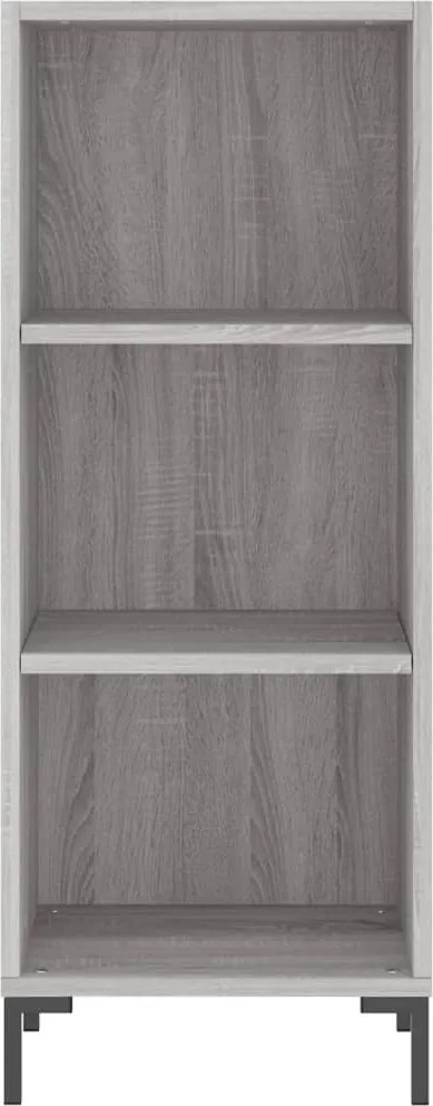Skříň highboard šedá sonoma 34,5 x 34 x 180 cm kompozitní dřevo 3200327
