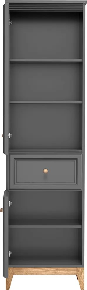 TERRA s | vitrína  TA-6 | 55 cm | šedá