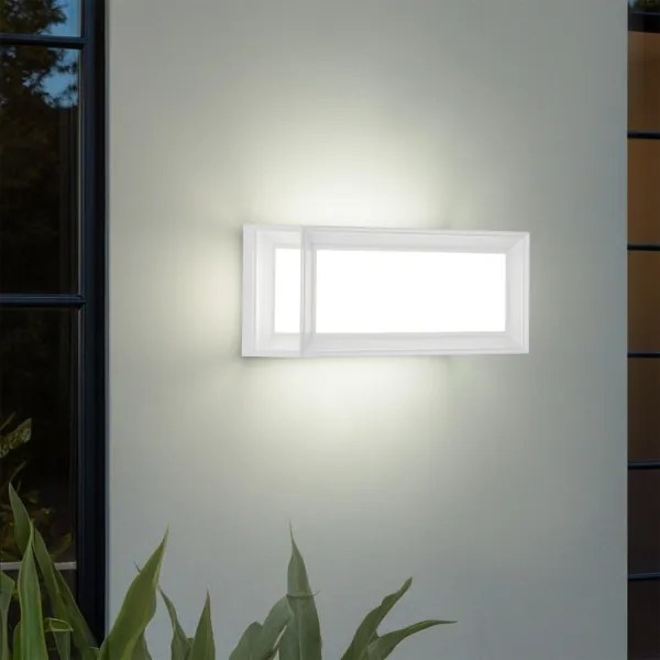 Brilagi - LED Venkovní nást. svítidlo se senzorem PARKER LED/12W/230V bílá IP44