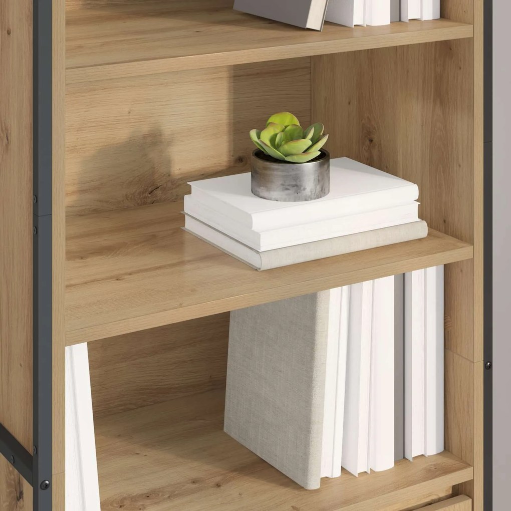 Vysoké skříně Umělecký dub 60 x 36 x 200 cm Kompozitní dřevo 3403033