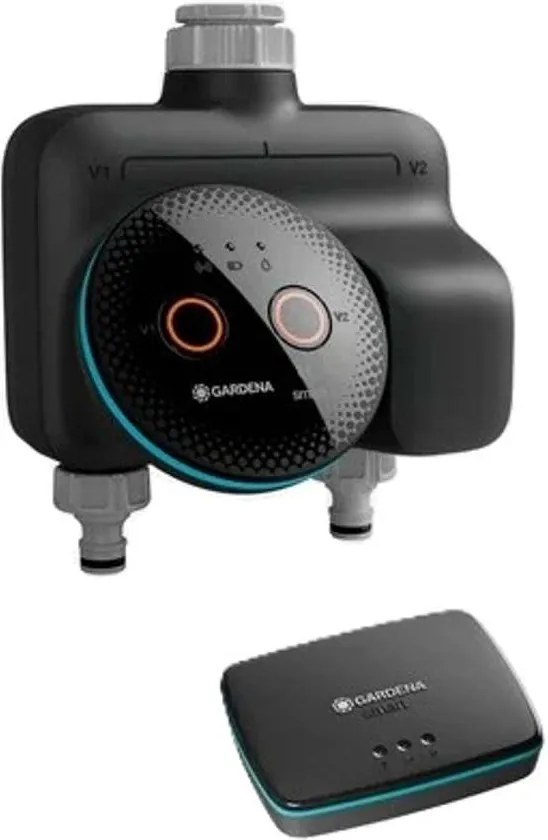 Gardena Smart System - Sada zavlažovací jednotky Smart Dual a jednotky Smart Gateway 19044-20
