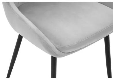 Čalouněná židle FYRA šedá