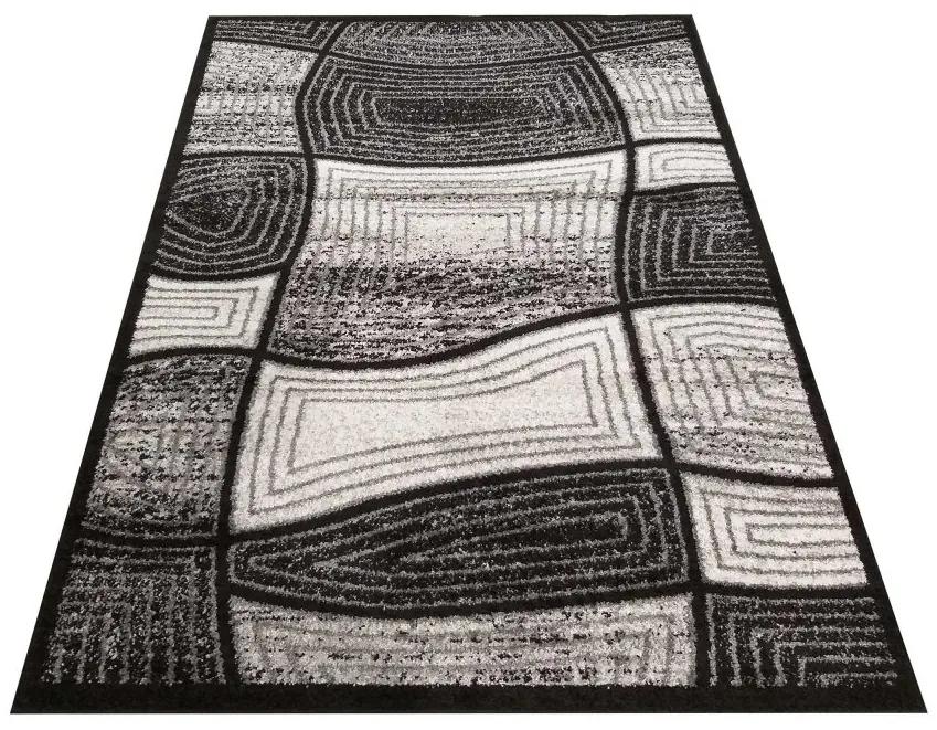 Moderní vzorovaný koberec hnědé barvy Šířka: 60 cm | Délka: 100 cm