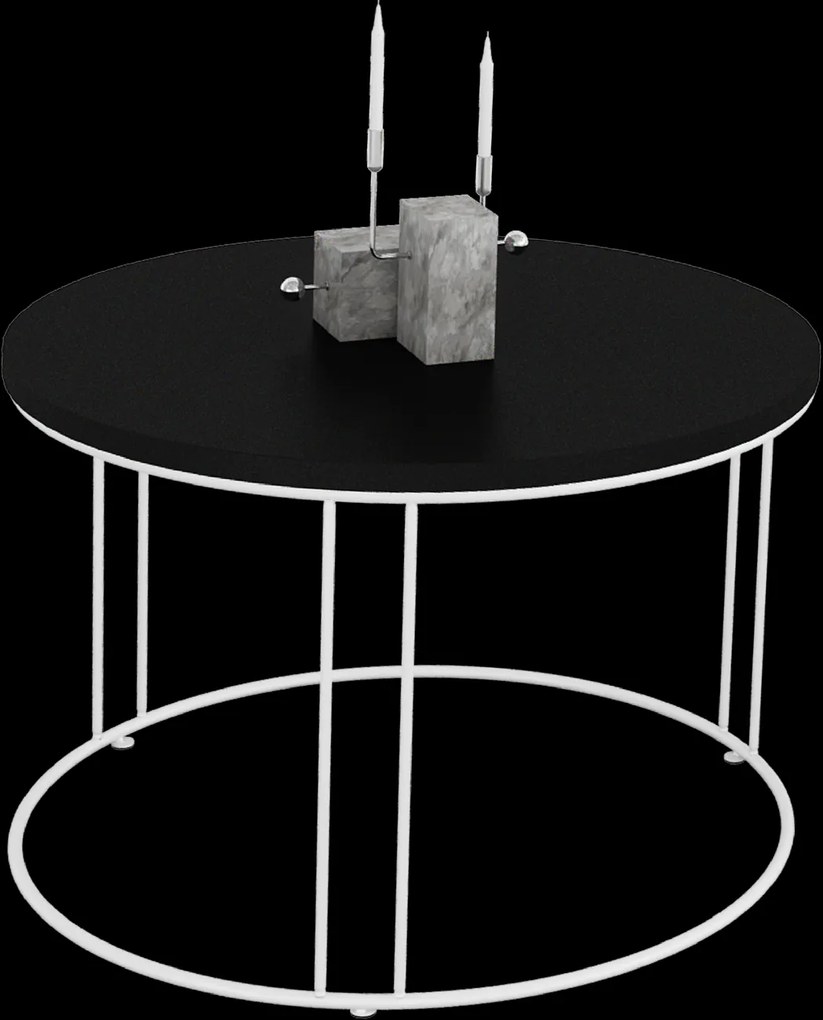 ADRK Furniture Konferenční stolek NOEL CT-NOE-W-B