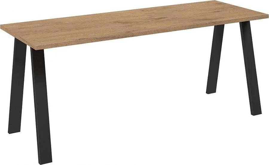 Casarredo - Komfort nábytek Jídelní stůl KOLINA 185x67 cm, černá/lancelot