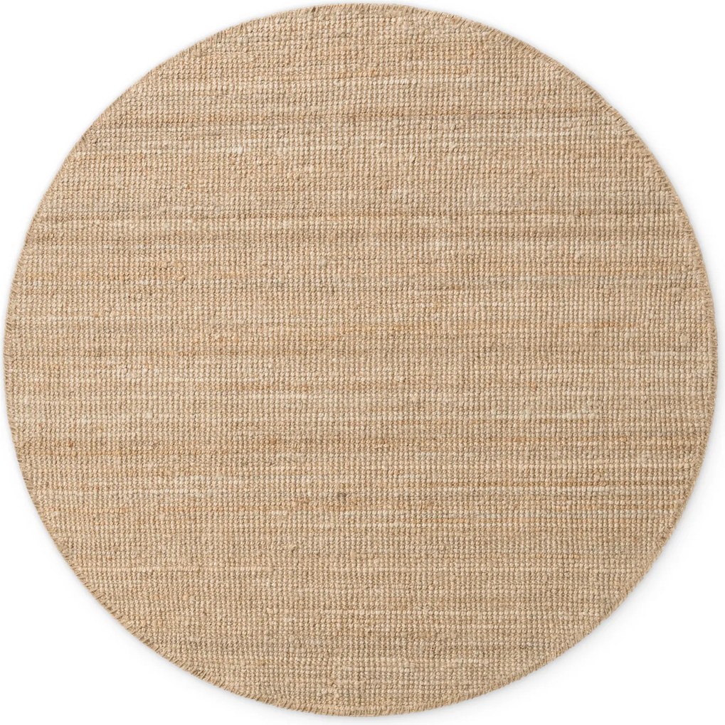Hanse Home, Kusový koberec Jaipur 105974 Natur/Gold kruh, 200x200 (průměr) kruh, béžová, chodba / předsíň