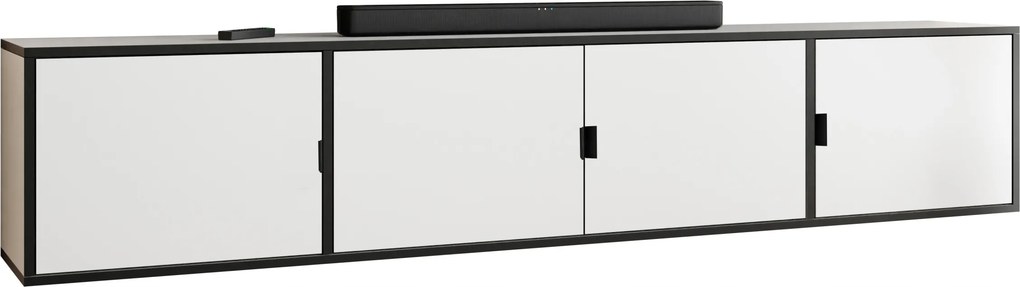 TV skříňka LUNO 4 uzavřená TV skříňka bílý