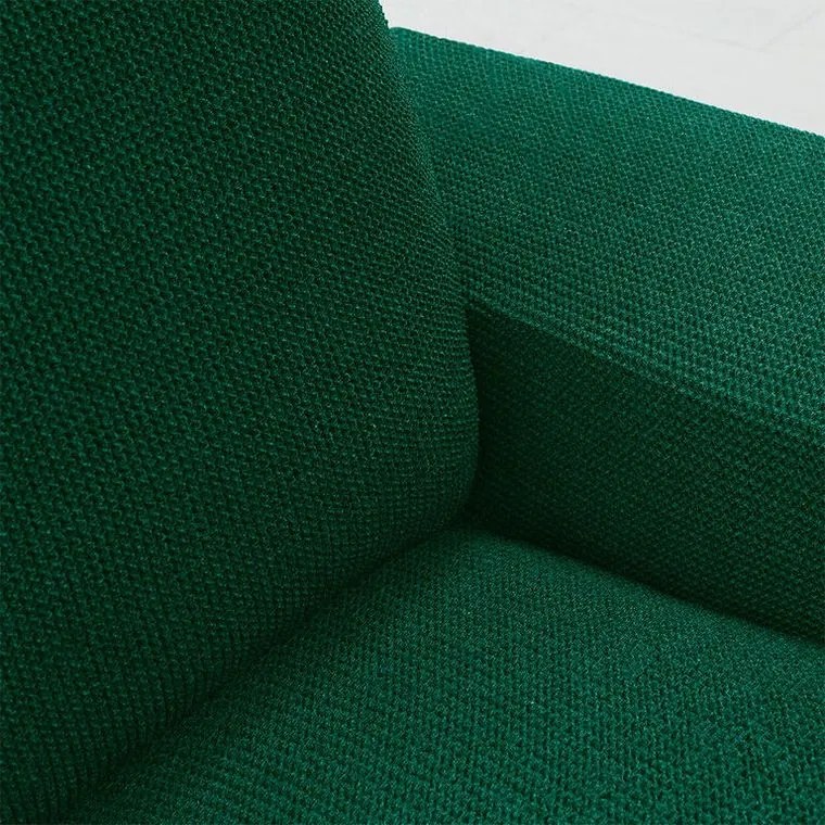 Super strečové potahy HARMONIA zelená křeslo (š. 70 - 110 cm)