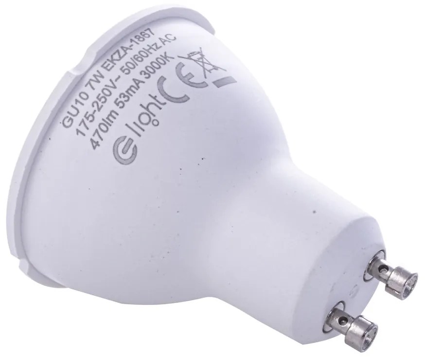 LED žárovka GU10 teplá 3000k 6,5w 510 lm