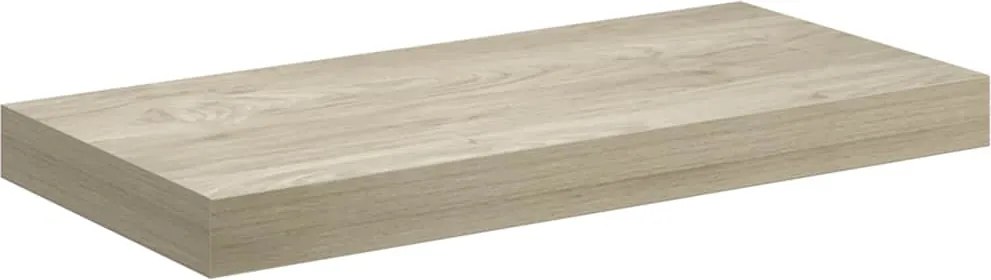 Plovoucí nástěnná police dub 50 x 23,5 x 3,8 cm MDF 323871