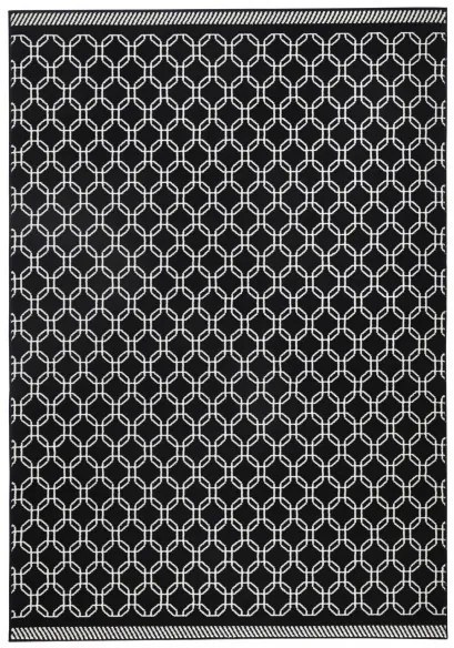 Hans Home | Kusový koberec Capri 102562, černý - 70x140