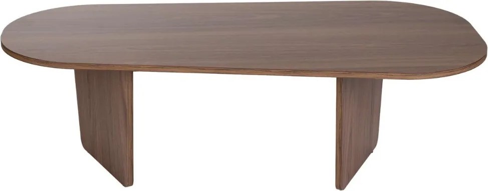 Designový konferenční stolek Nephrite 130 cm vzor ořech