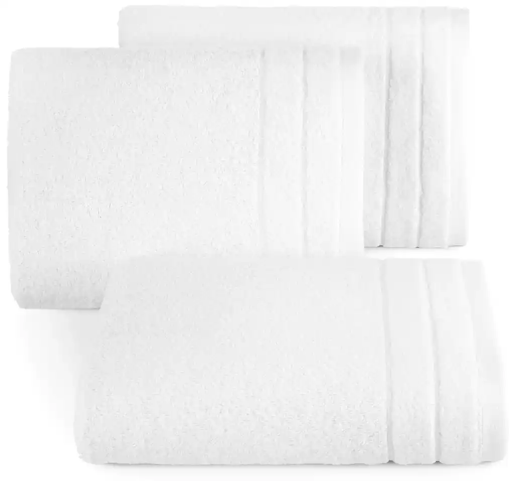 Eurofirany Klasický bílý ručník Damla s jemným pásem 30x50 cm Rozměr: 50 x  90 cm | BIANO