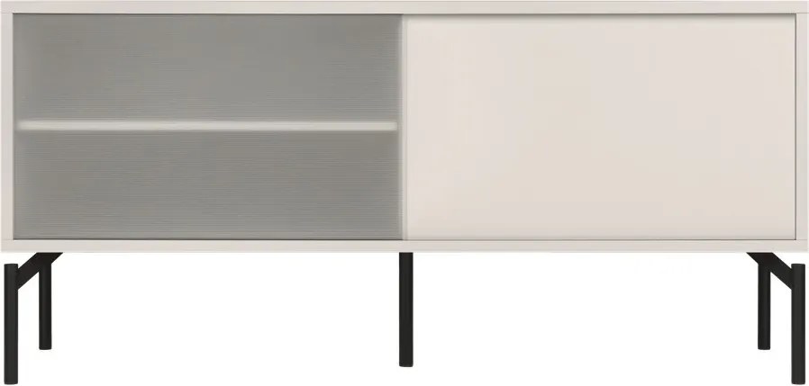 Šedobéžový TV stolek 116x55x42 cm Met Mini – noo.ma