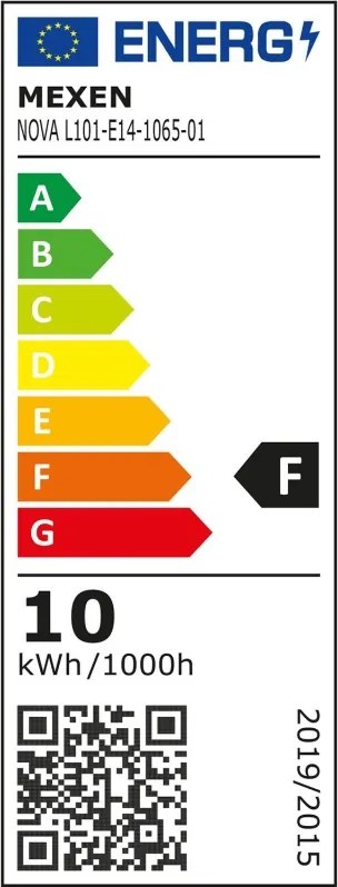 Mexen Nova, LED žárovka E14, G45, 10W, studená - 6500K, 1055 lm - L101-E14-1065-01