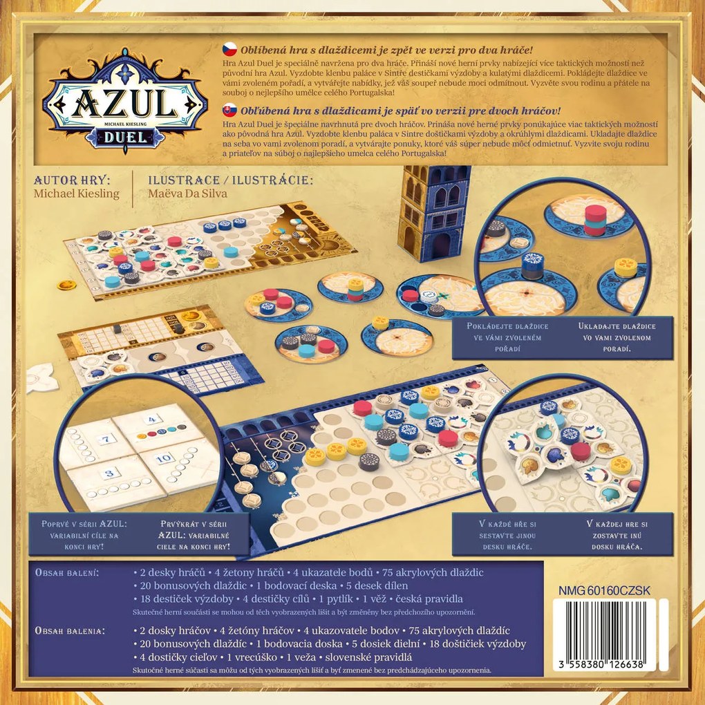 _Ostatní 1_ HRA Azul Duel pro 2 hráče CZ *SPOLEČENSKÉ HRY* nmg60160czs