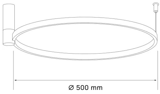 LED Stropní svítidlo NOEMI LED/20W/230V 4000K pr. 50 cm zlatá