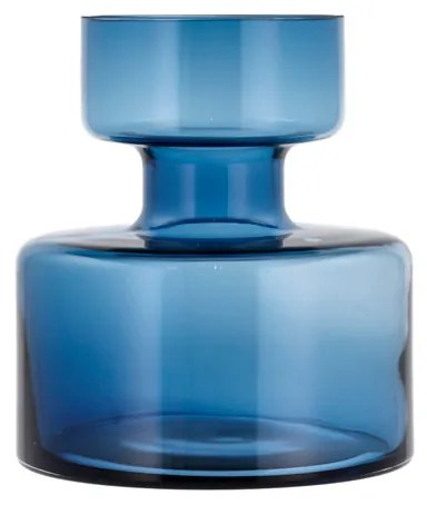 Lyngby Glas Skleněná váza Tubular 20 cm Blue