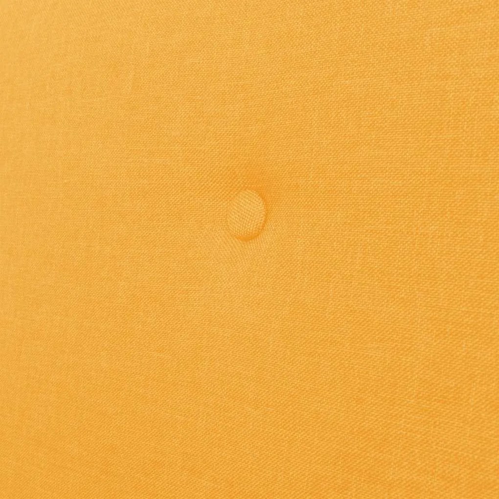 Dvoumístná sedačka, textil, žlutá 244658