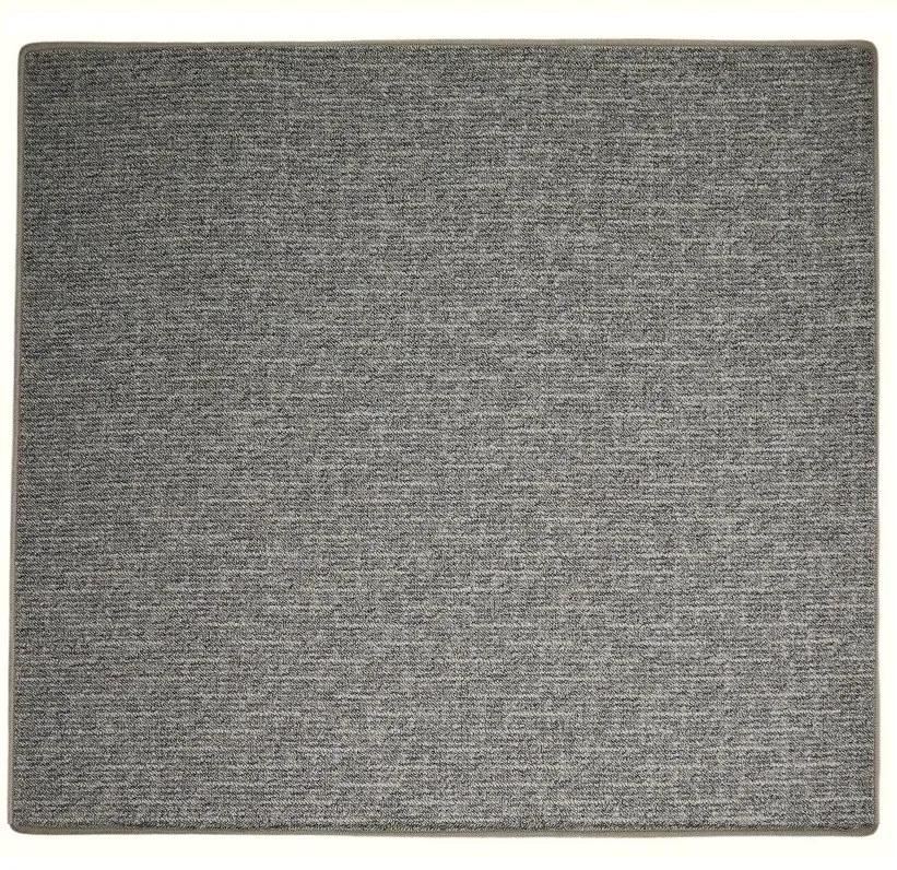 Vopi koberce Kusový koberec Alassio šedobéžový čtverec - 250x250 cm
