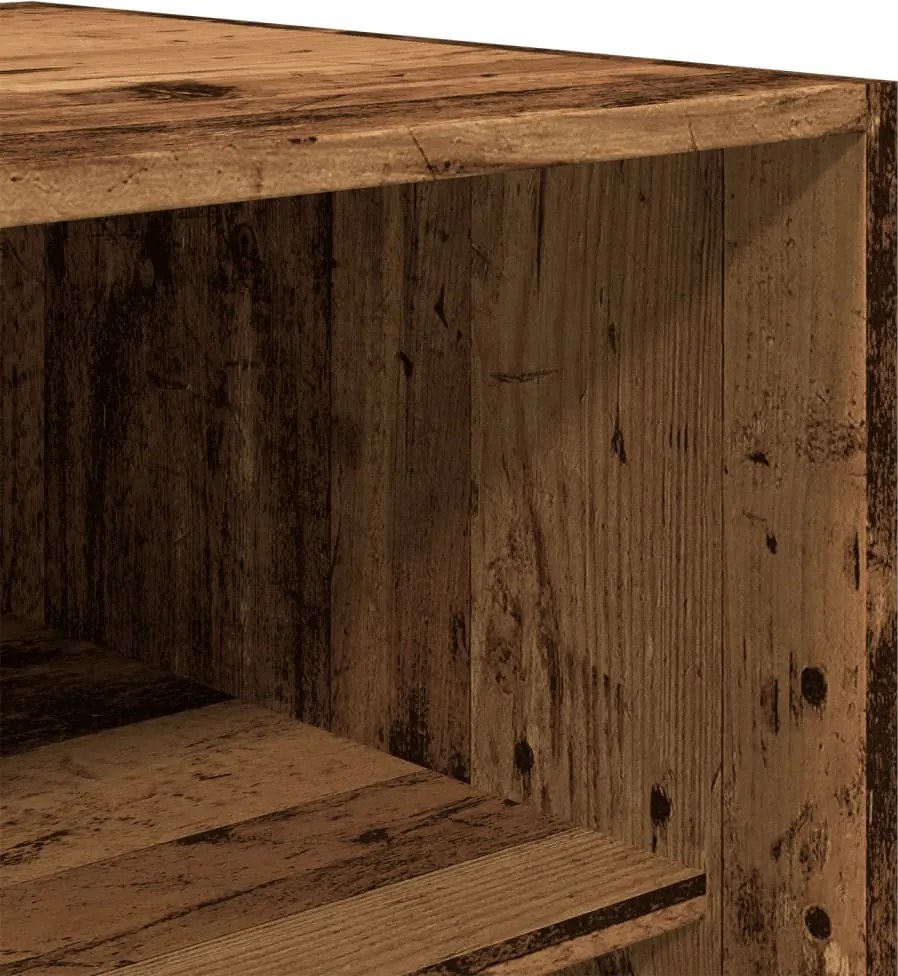 Šatní skříň old wood 80 x 50 x 200 cm kompozitní dřevo 3307799