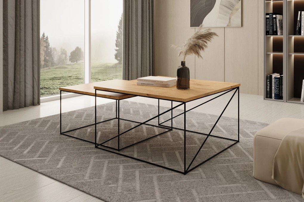 ADRK Furniture Konferenční stolek 2v1 Licco CT-LIC-B-OL