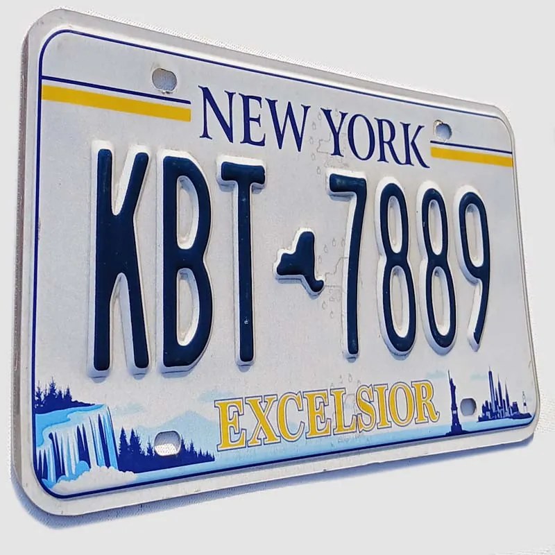 Americká SPZ New York Excelsior KBT-7889