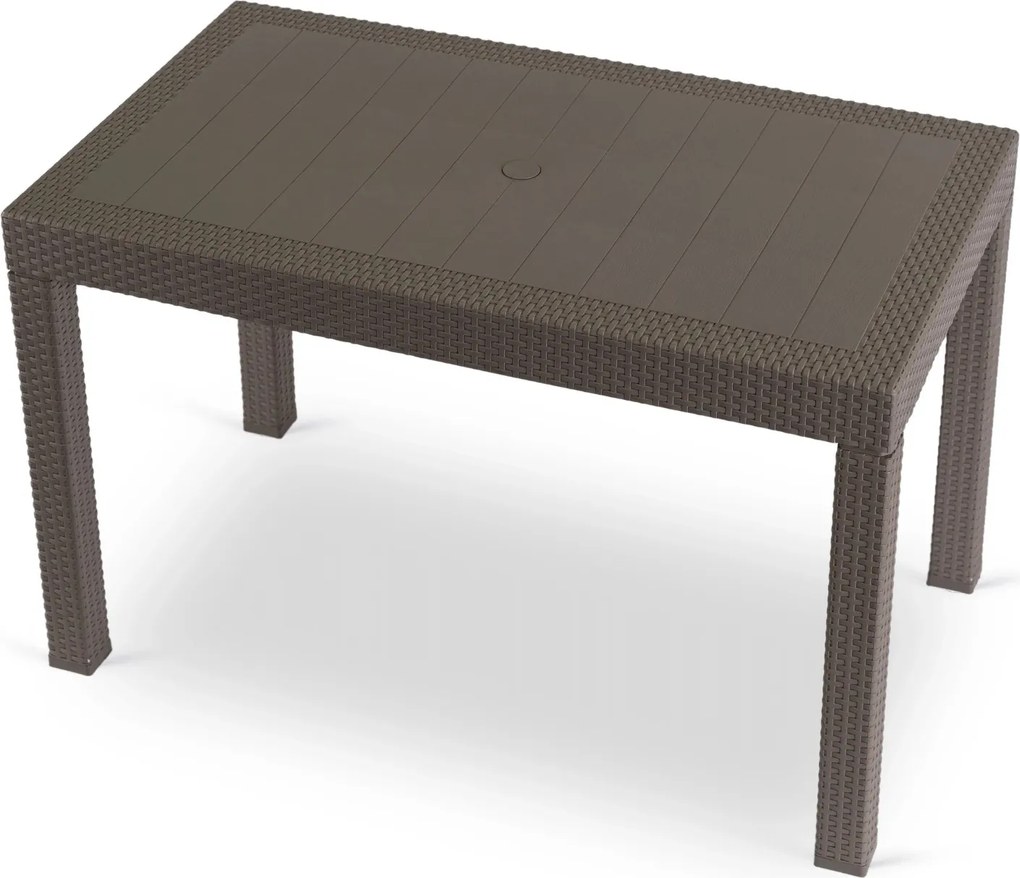Zahradní stůl Fargo 119,5 cm hnědý