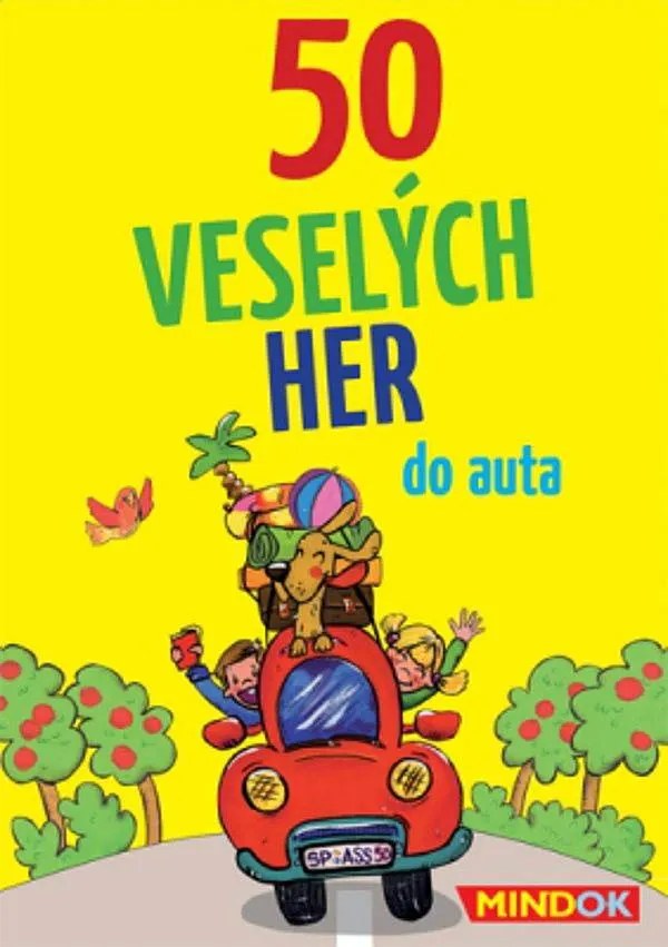 Společenská hra 50 veselých her do auta