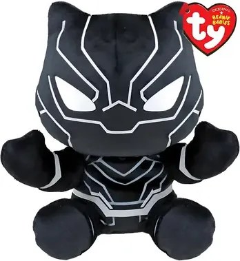 TY Plyšák Black Panther Marvel / 15 cm
