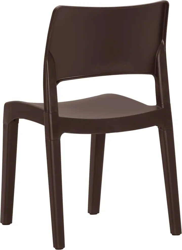 Zahradní židle 2 ks mocca polypropylen 317727
