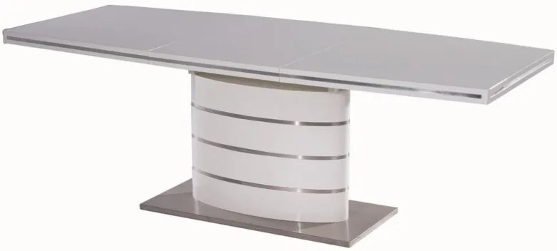 Casarredo Jídelní stůl FANO 160 bílý rozkládací
