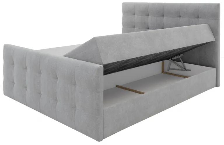 Kontinentální postel Peregryn 2, Rozměr postele: 140 x 200 cm, Potah: Rico 03