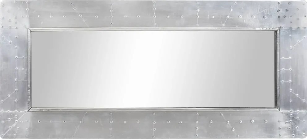 Zrcadlo s kovovým rámem 110 x 50 cm kov 320638