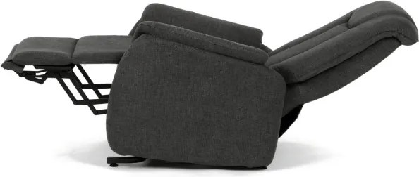 Polohovací křeslo šedé, elektrické TV-L8963 GREY2