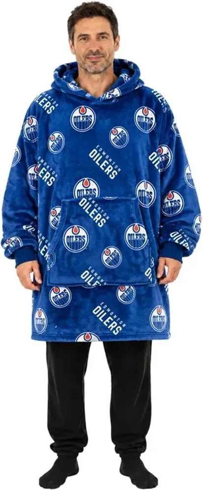 Mikinová televizní deka NHL Edmonton Oilers - vel. M